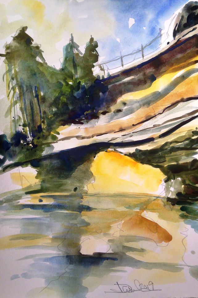 Watercolor paintings for sale store